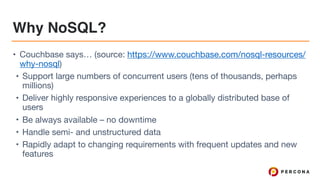 NOSQL Meets Relational - The MySQL Ecosystem Gains More Flexibility | PPT