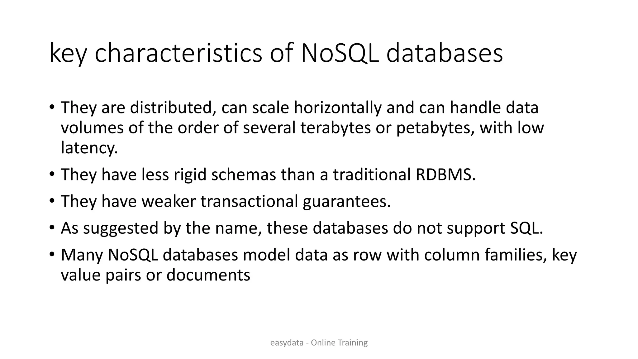 NoSQL - Not Only SQL | PPT | Free Download