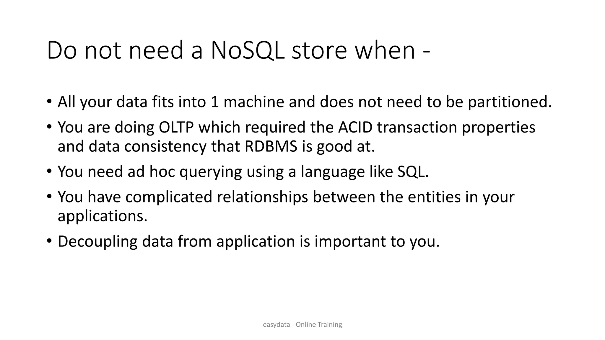 NoSQL - Not Only SQL | PPT | Free Download