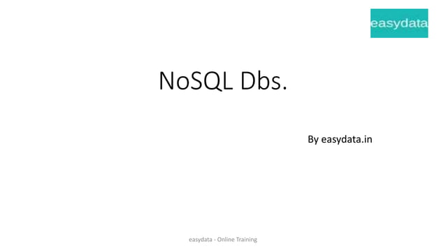 NoSQL - Not Only SQL | PPT