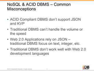 NoSQL on ACID: Meet Unstructured Postgres | PPT