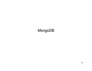 Nosql part1 8th December | PDF