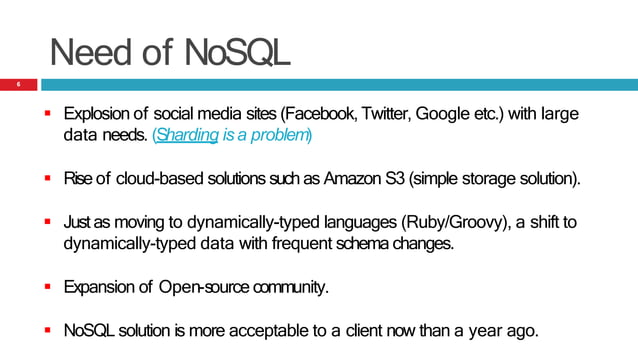 Nosql Powerpoint Presentation Difference With Rdbms | Ppt
