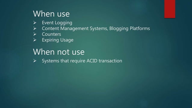NoSQL(NOT ONLY SQL) | PPTX