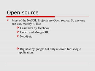 NoSql Databases | PPT | Databases | Computer Software and Applications