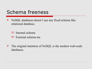 NoSql Databases | PPT | Databases | Computer Software and Applications