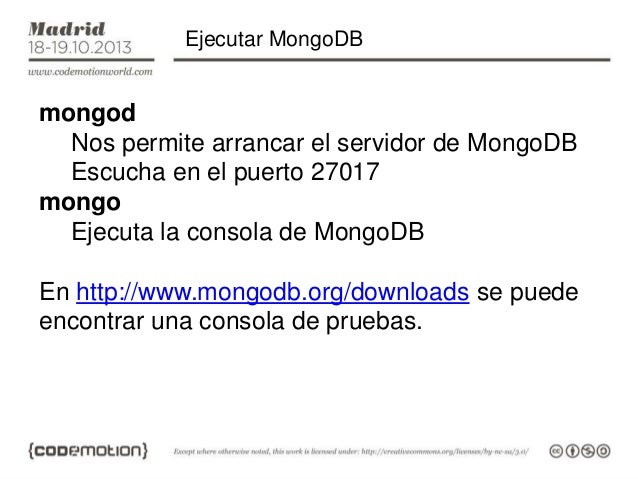 Nosql Primeros Pasos En Mongodb