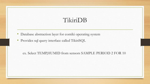 Nosql query processing system for wireless sensor networks | PPT