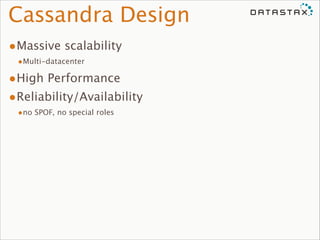 Apache Cassandra in the Real World | PPT