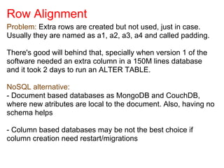 NoSQL and SQL Anti Patterns | PPT
