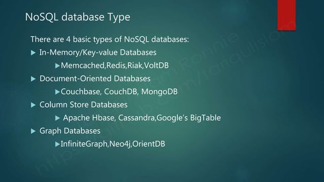 NOSQL and MongoDB Database | PPT