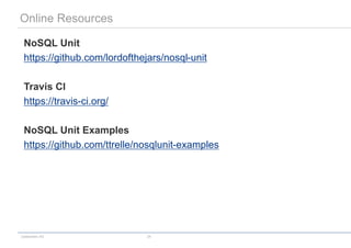 Test Automation for NoSQL Databases | PPT