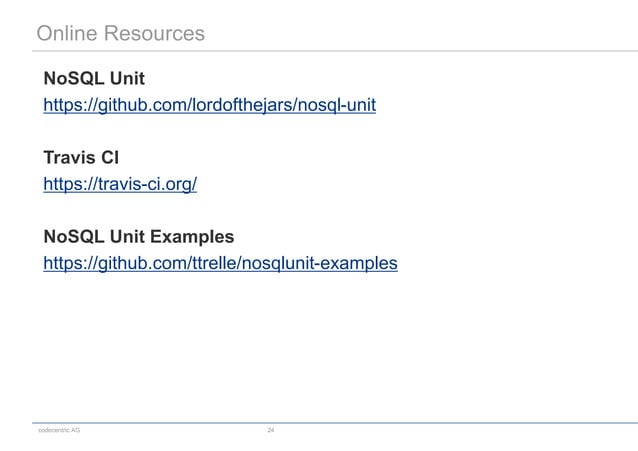Test Automation for NoSQL Databases | PPT