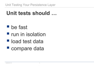 Test Automation for NoSQL Databases | PPT