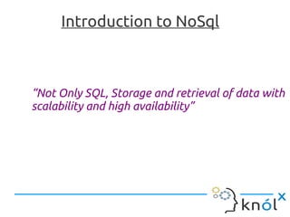 No sql understanding | PPT