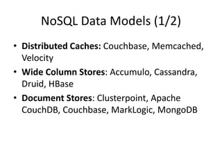 NoSQL and Couchbase | PPT