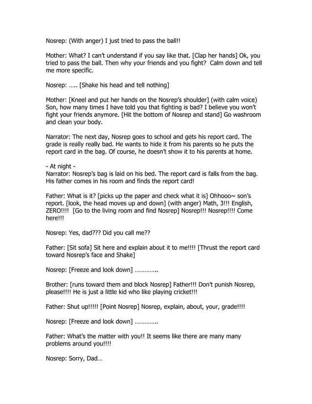 Nosrep script | PDF