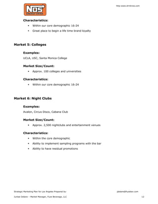 Sample Strategic Marketing Plan | PDF