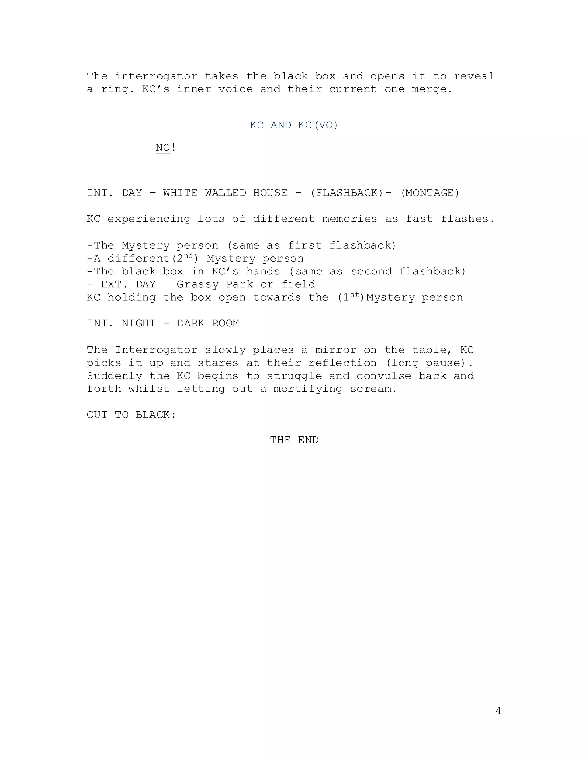 Nostalgia screenplay - 1st Draft | DOCX | Eye and Vision Conditions | Diseases and Conditions