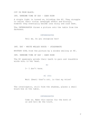 Nostalgia Screenplay Final Draft | DOCX