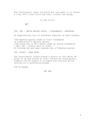 Nostalgia Screenplay Final Draft | DOCX | Eye and Vision Conditions ...