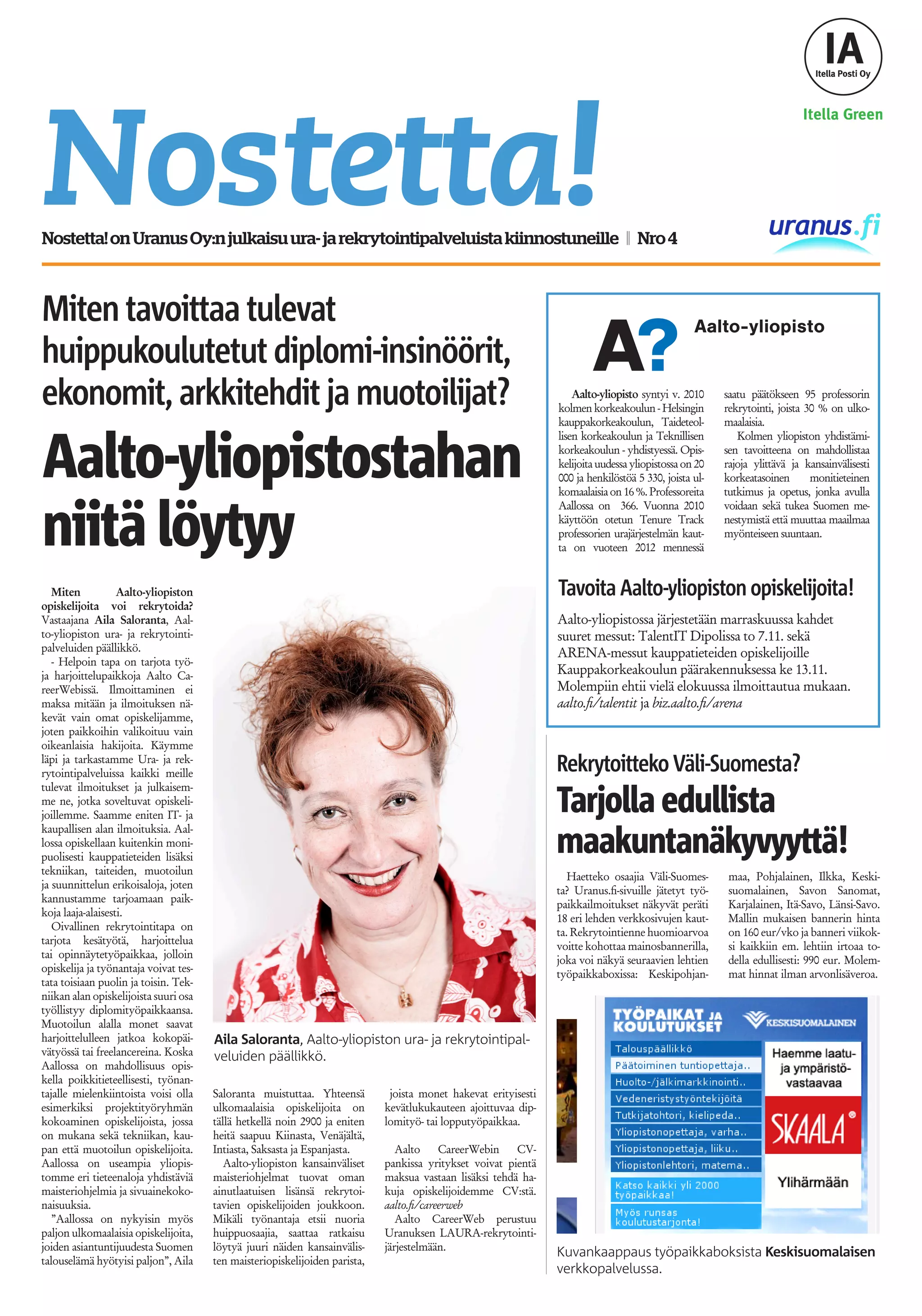 Uranus Oy:n rekrytointijulkaisu - Nostetta nro 4 | PDF