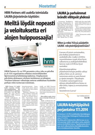 Uranus Oy:n rekrytointijulkaisu - Nostetta nro 5 | PDF