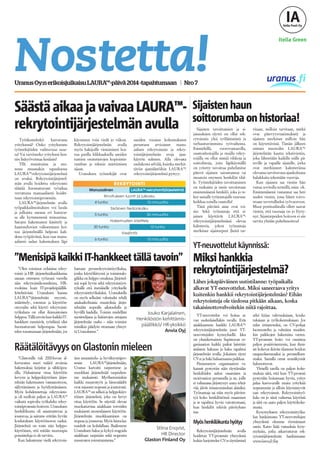 Uranus Oy:n rekrytointijulkaisu - Nostetta nro 7 | PDF