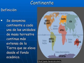Nos ubicamos en el continente | PPT
