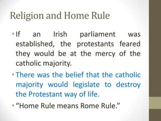No surrender ulster and home rule | PPT | Free Download