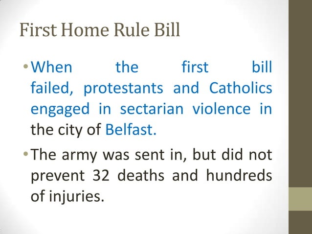 No surrender ulster and home rule | PPT
