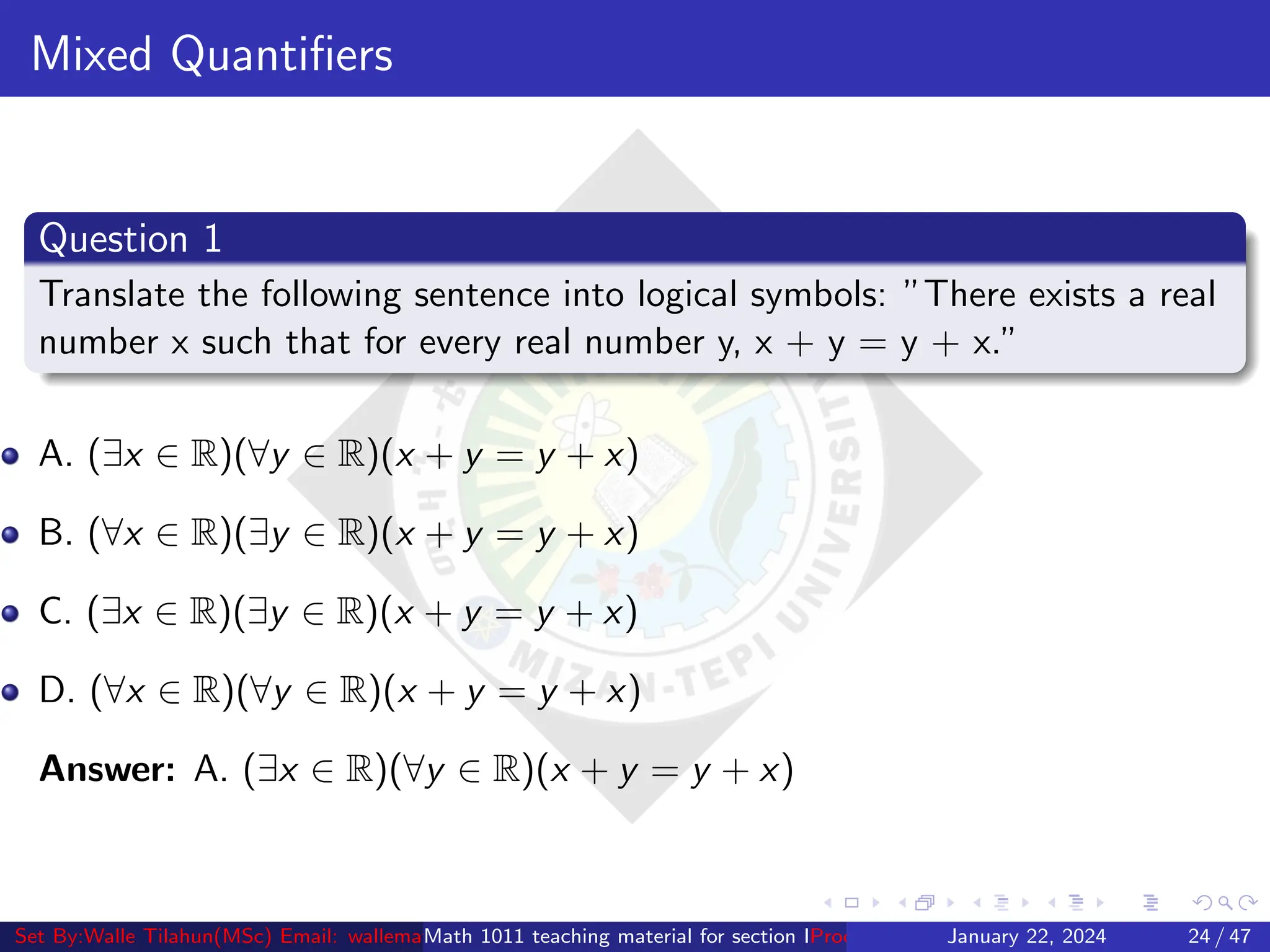 not.pdf , freshman Mathematics math1011 | PDF