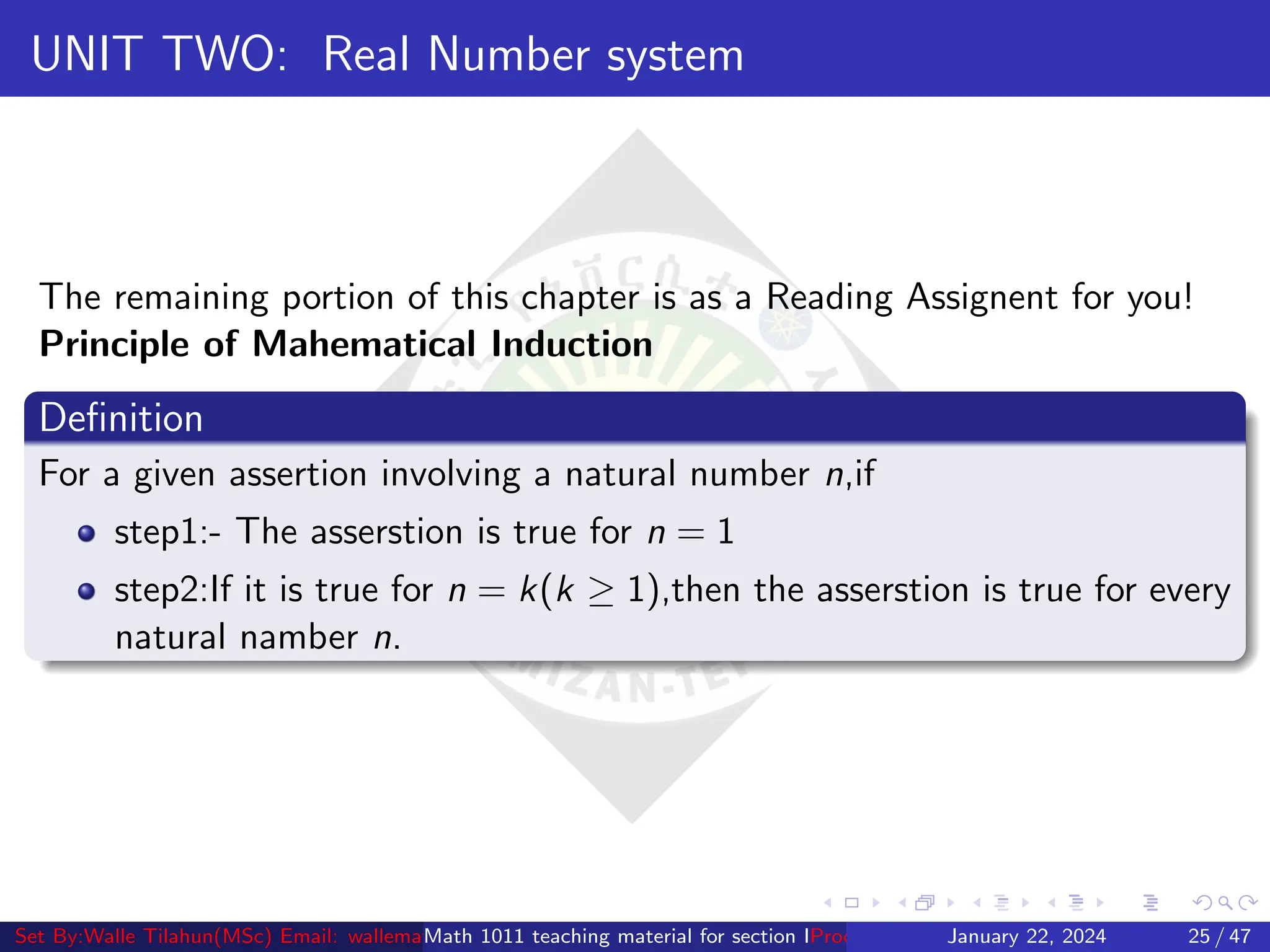 not.pdf , freshman Mathematics math1011 | PDF