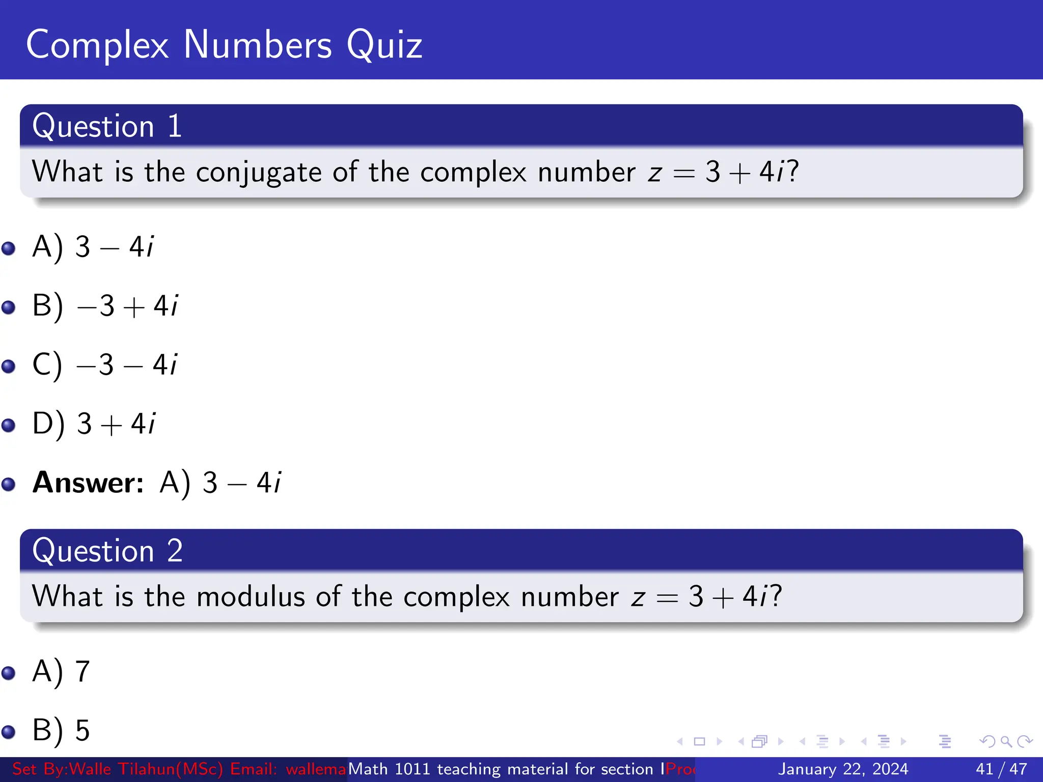 not.pdf , freshman Mathematics math1011 | PDF