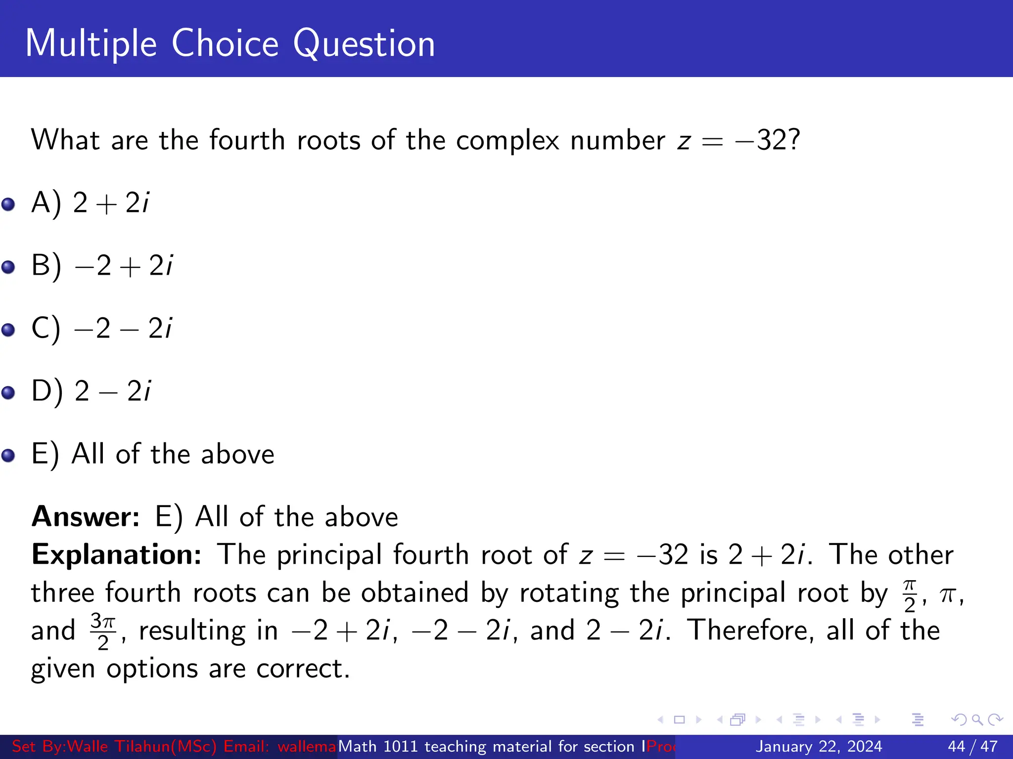 not.pdf , freshman Mathematics math1011 | PDF