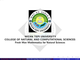 not.pdf , freshman Mathematics math1011 | PDF