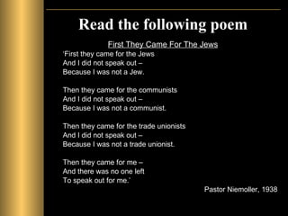 Not My Business | PPT