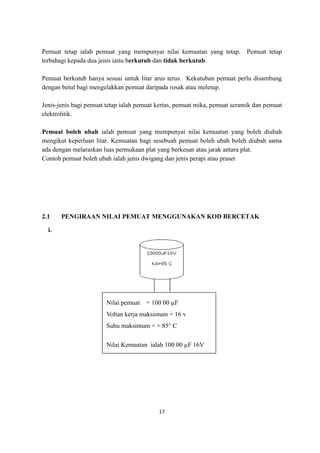 KOMPONEN PASIF DAN PENGIRAAN | PDF