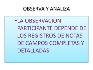 Nota de campo | PPTX
