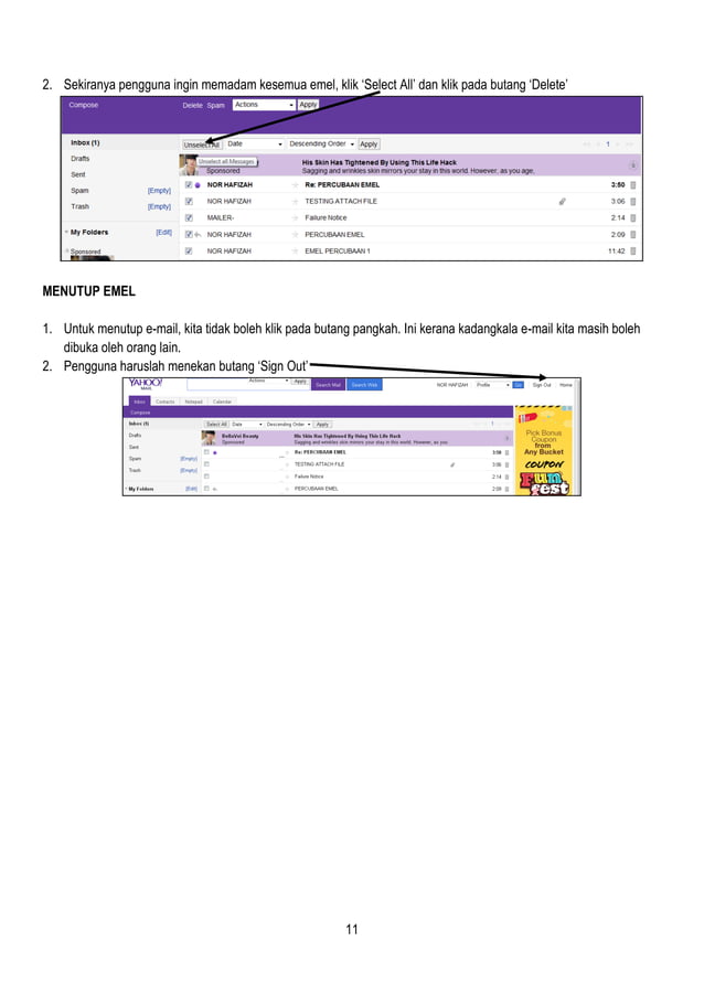 Nota aplikasi emel | PDF Nota aplikasi emel | PDF