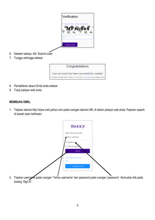 Nota aplikasi emel | PDF