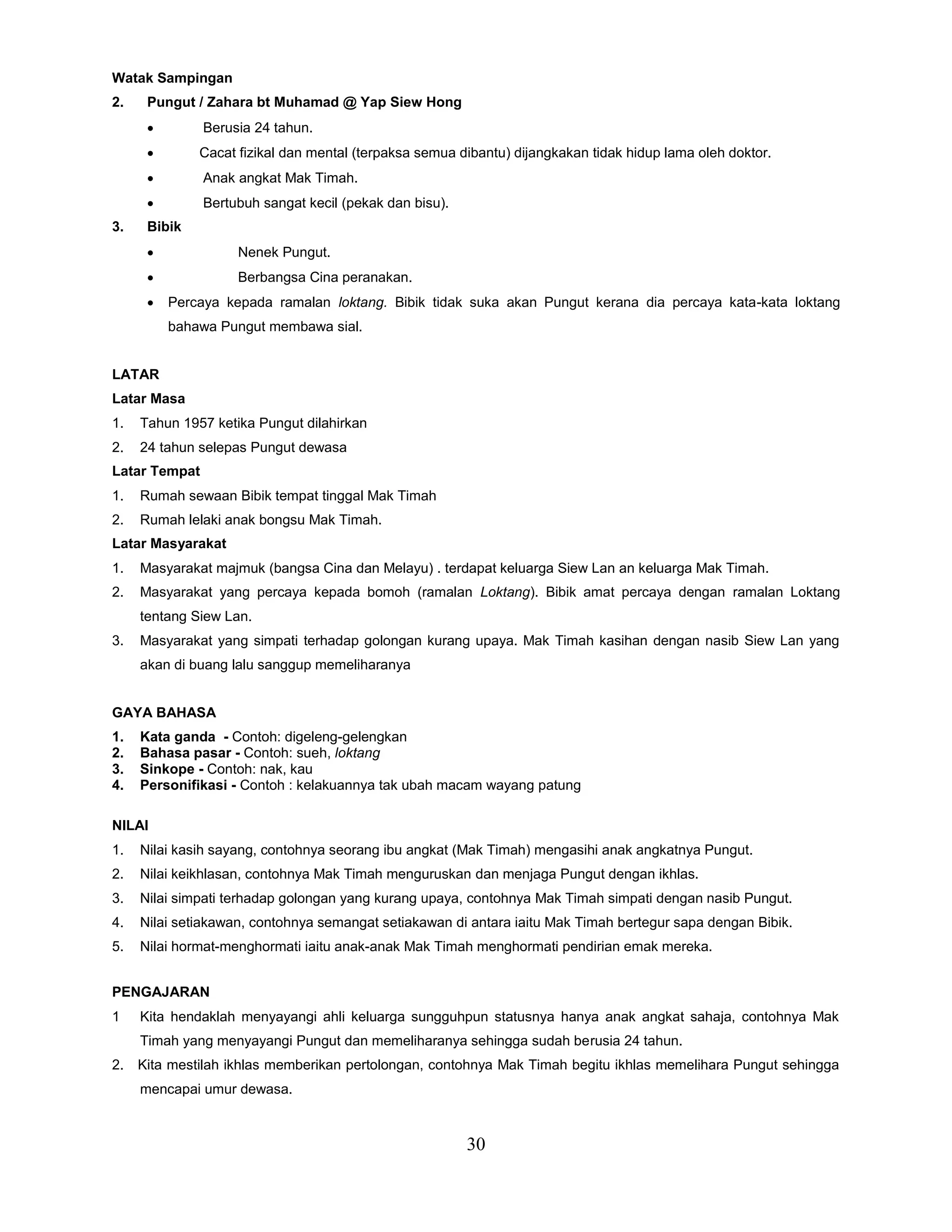 Nota lengkap dirgahayu bahasaku | DOCX