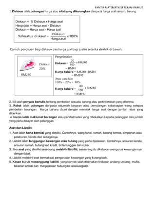Nota matematik-upsr | PDF