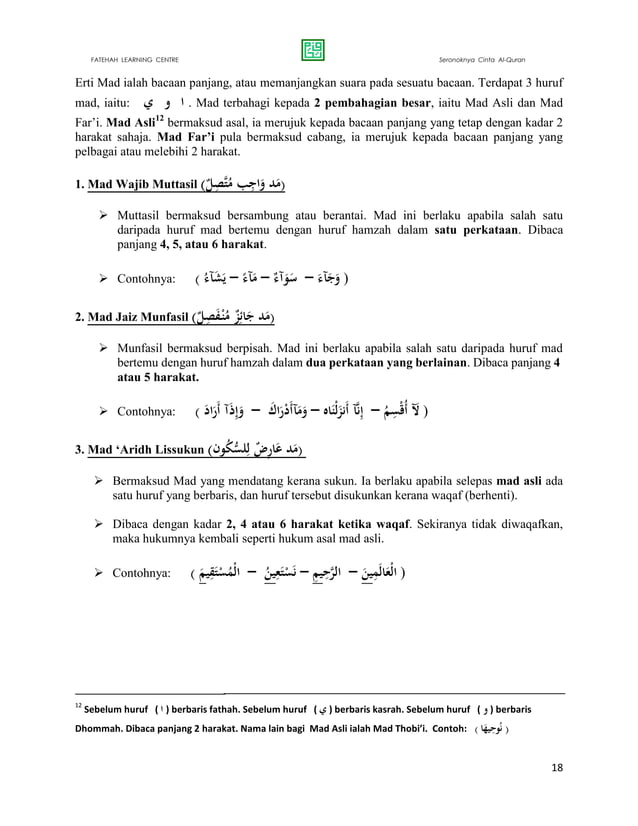 Nota ringkasan-asas-tajwid-21 | PDF