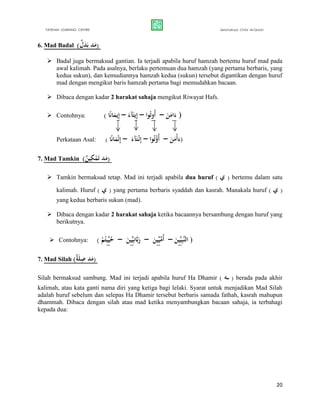 Nota ringkasan-asas-tajwid-21 | PDF