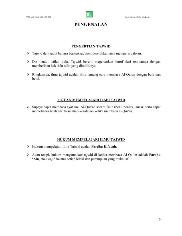 Nota ringkasan-asas-tajwid-21 | PDF