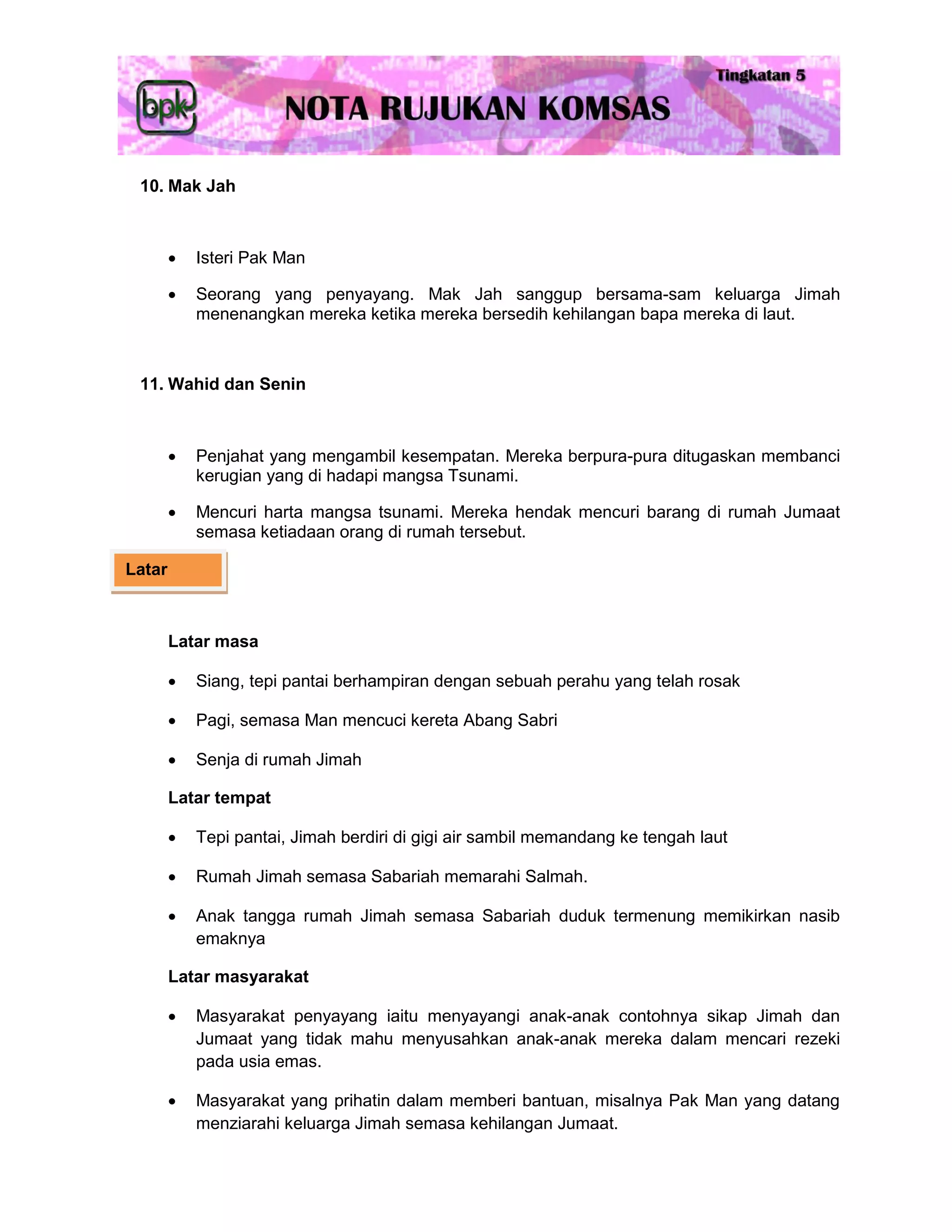 Drama Tiang Cengal Dinding Sayang | PDF