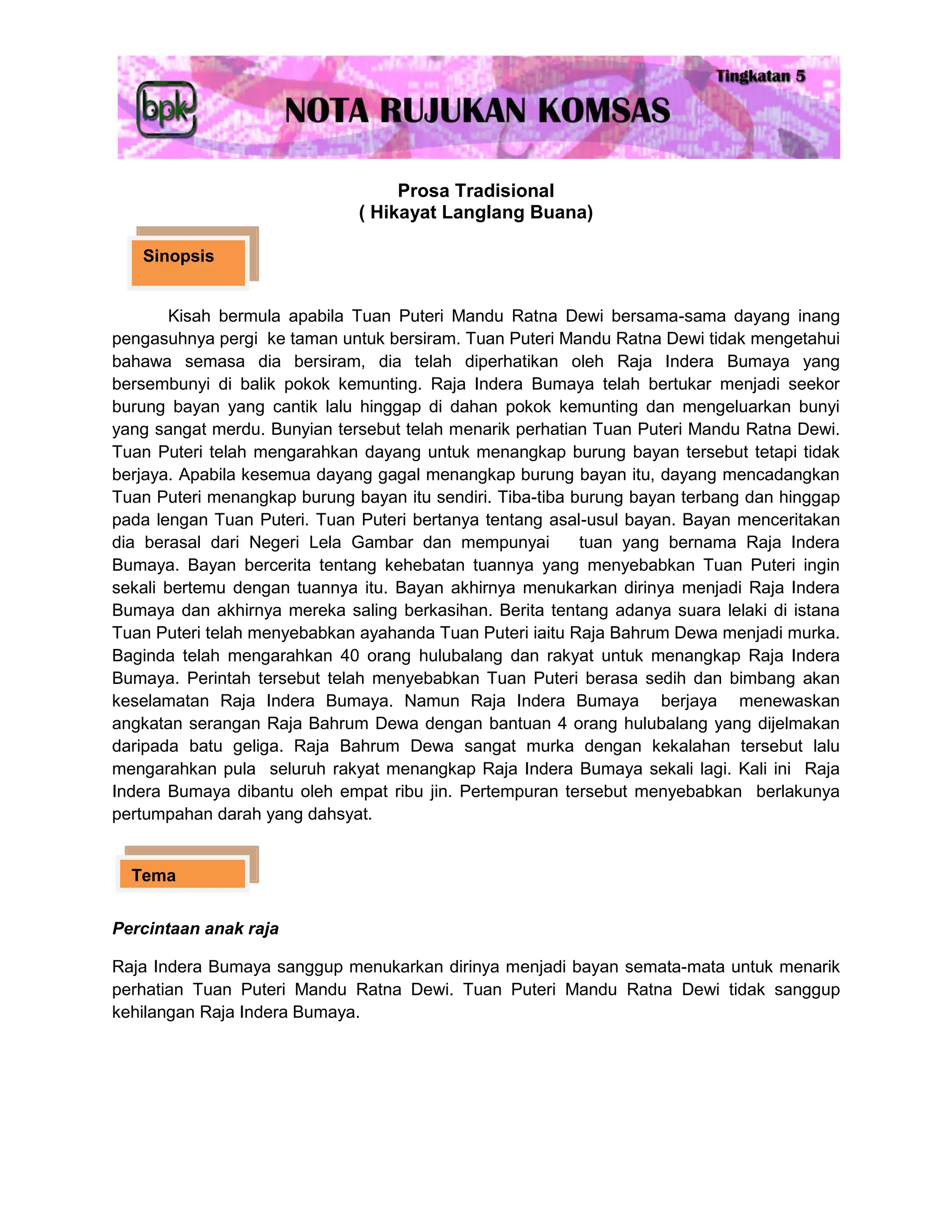 Hikayat Langlang Buana | PDF