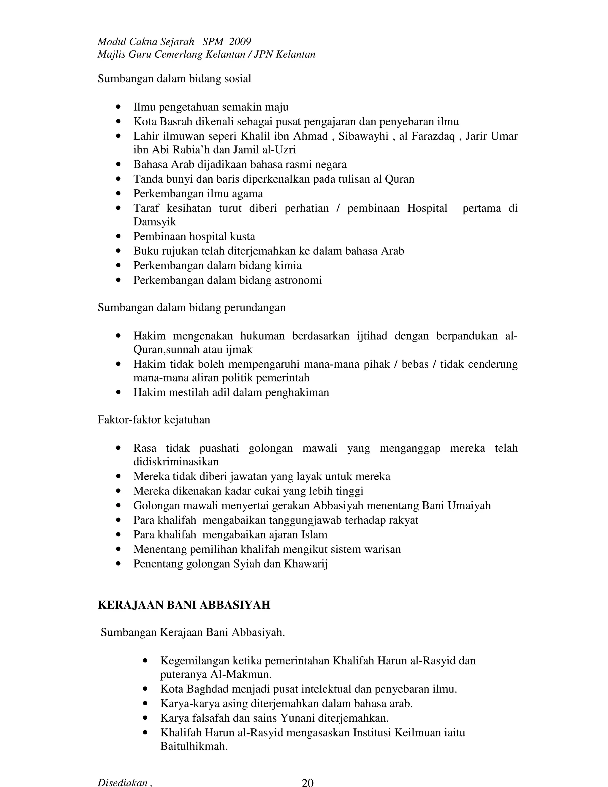 Nota sejarah-ting-4-mgc-kelantan | PDF