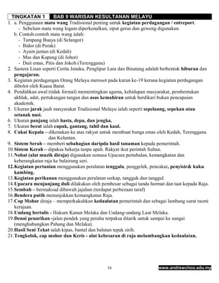 Nota Sejarah Tingkatan 1 | PDF